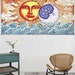 Dan Morris Sun and Moon New Age Tapestry Wall Hanging Clouds - Etsy