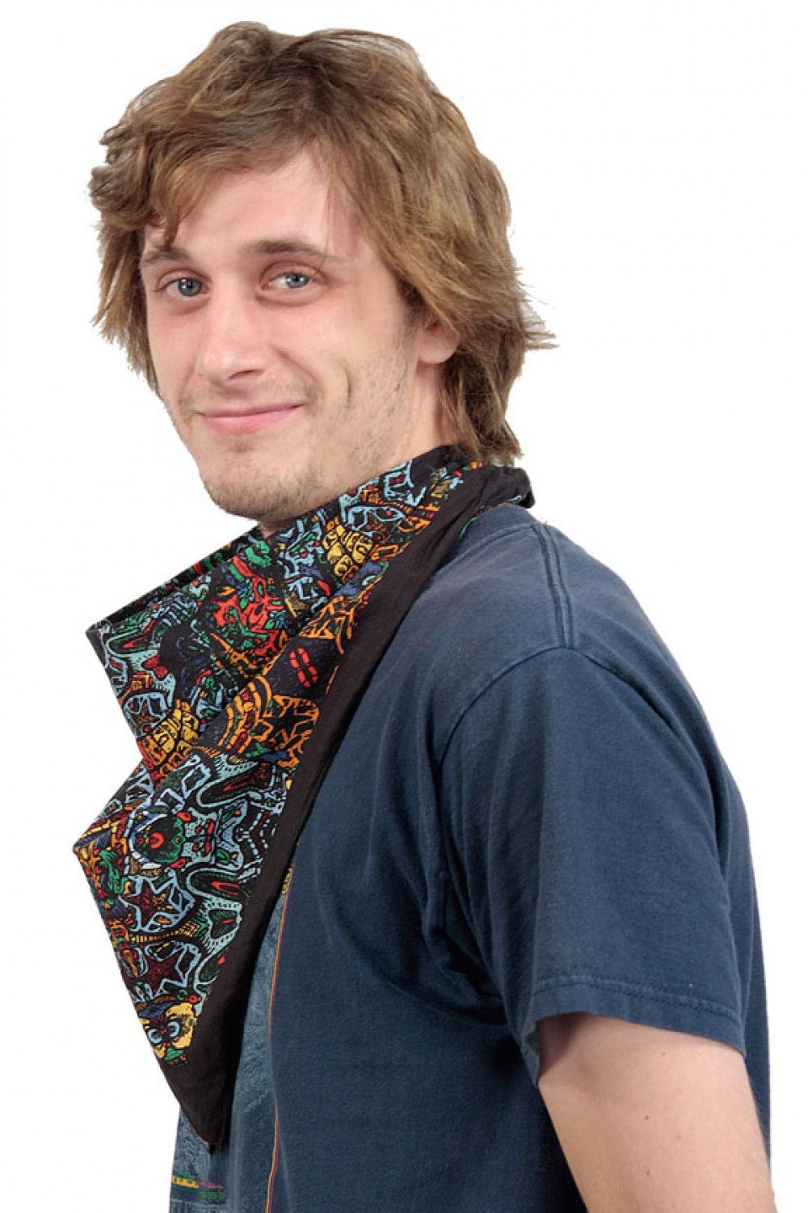 3D Psychedelic Pirate Skull Bandana Handkerchief Hanky | Etsy