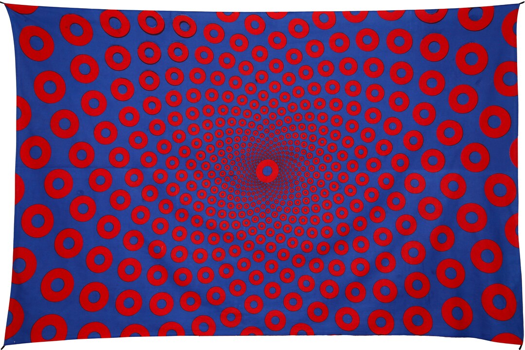 Phish Donut Vortex Tapestry Phan Art Fishman Donuts Hippie Music ...