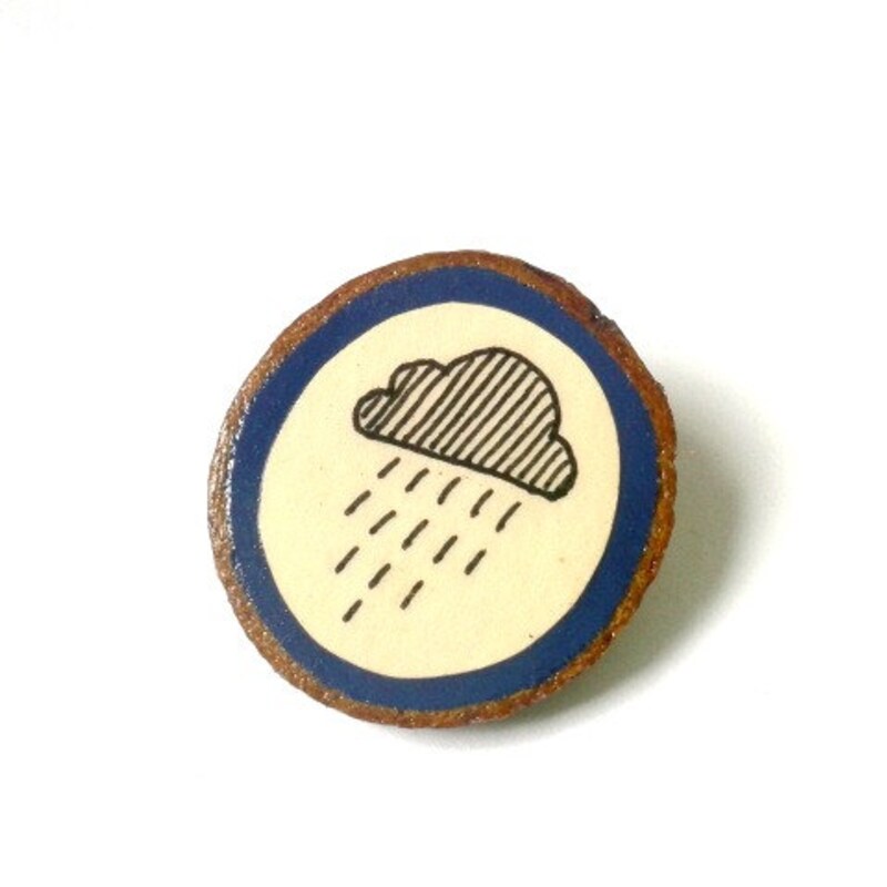 Cloud Brooch - Etsy