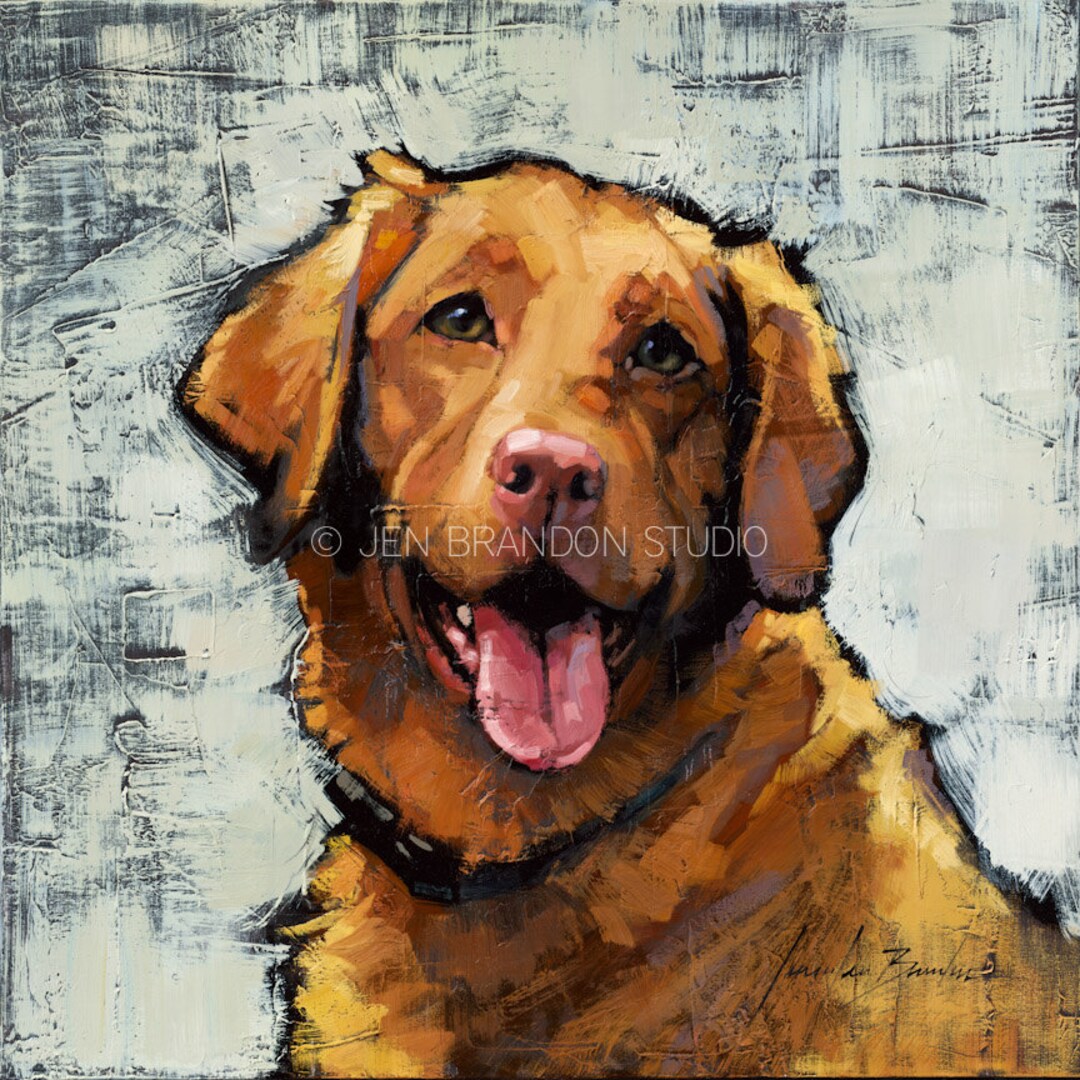 Lab Portrait Giclée Fine Art Print - Etsy