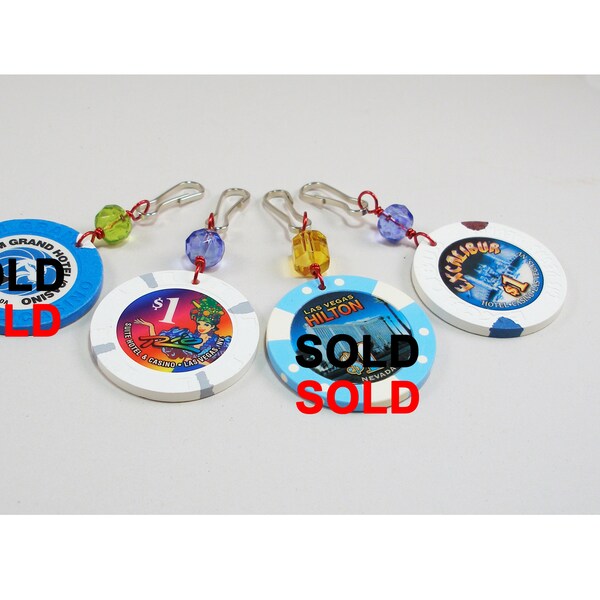 Poker Chip Keychain - Etsy