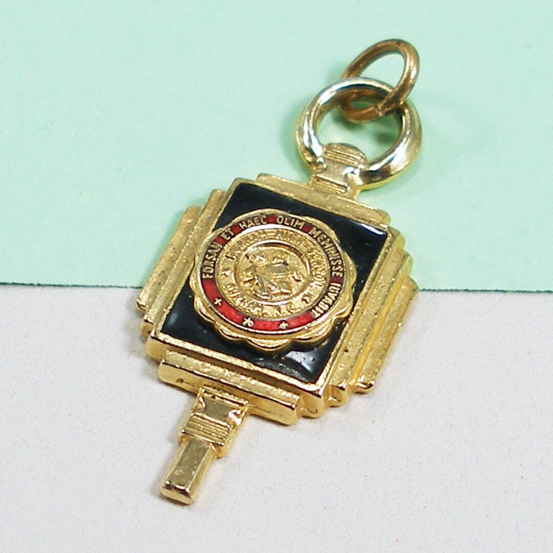 Vintage Durham High School Charm - 1950s North Carolina - Senior High ...