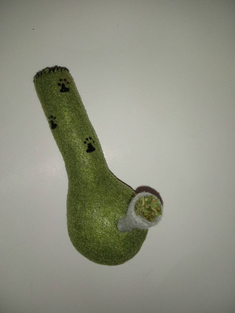 Cat Toys Felt Catnip & Silver Vine Bong Bong cat toy | Etsy