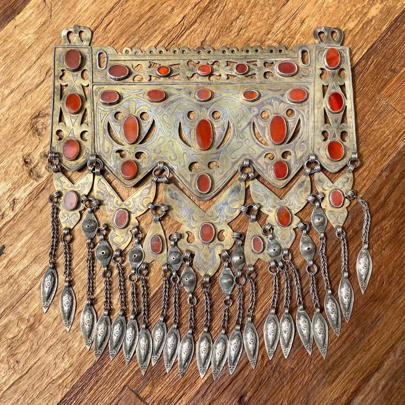 Turkmen Jewelry - Etsy