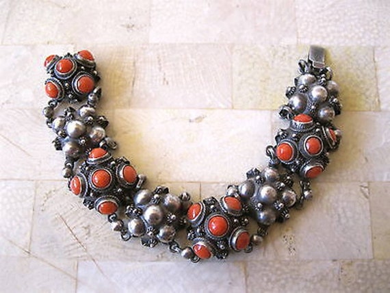 Antique Italian Etruscan revival 800 silver natural M… - Gem