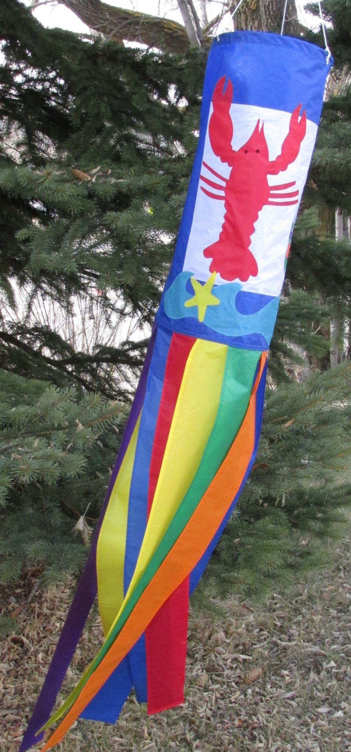 Maine Lobster Windsock 6 Ft Ripstop Nylon spinnaker cloth | Etsy