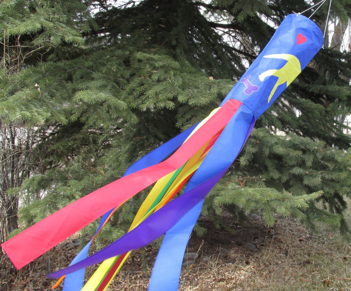 Yellow Lab Windsock 6 Ft Ripstop Nylon Spinnaker Cloth | Etsy