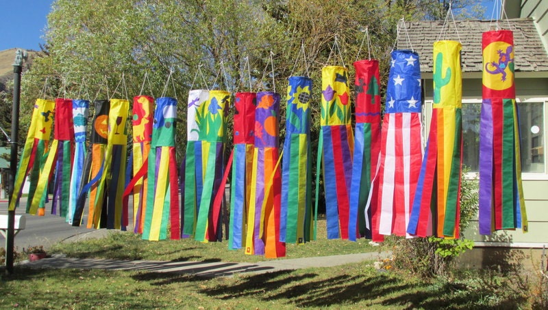 Santa Claus Windsock 6 Ft | Etsy