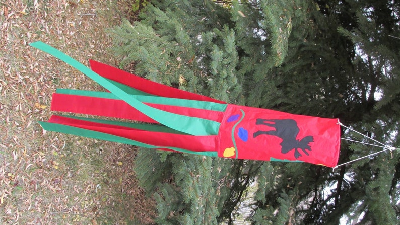 Christmas Moose ChristMoose Windsock 6 ft | Etsy