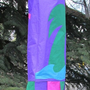 Pink Flamingo and Palm Tree Windsock 6 Ft Ripstop Nylon Spinnaker Cloth ...