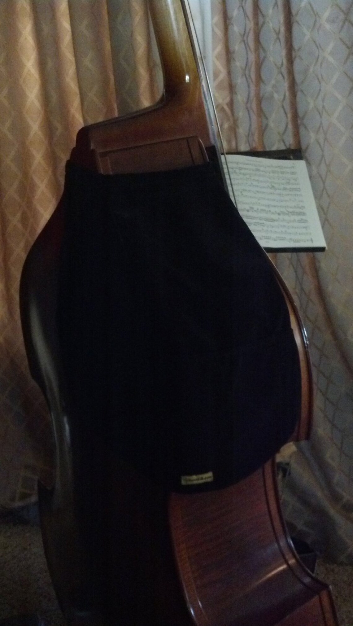 Bass Bib in Elegant Black Velvet - Etsy