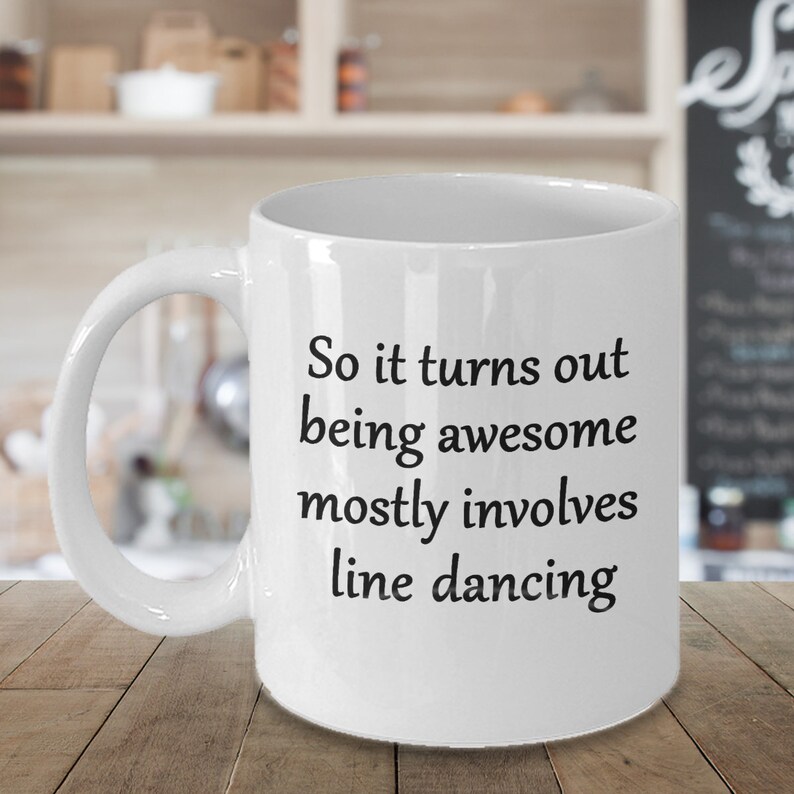 Line Dance Mug - Etsy