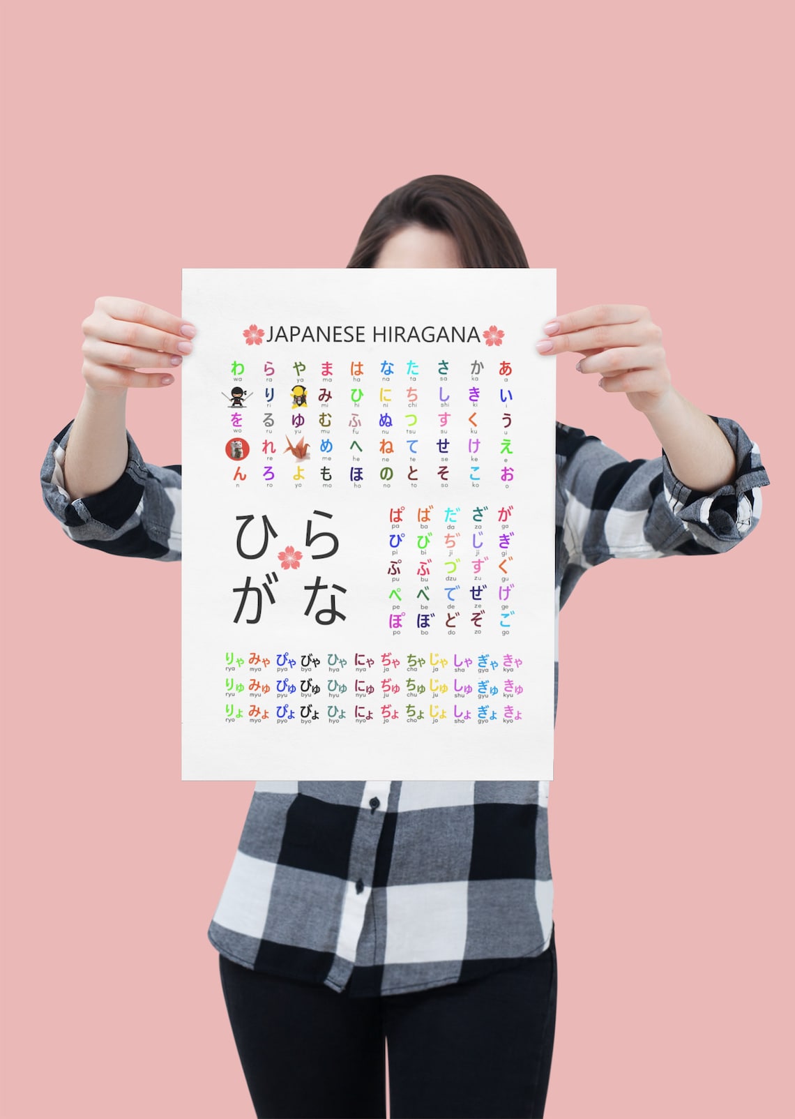Japanese Hiragana Chart Poster Digital Download - Etsy