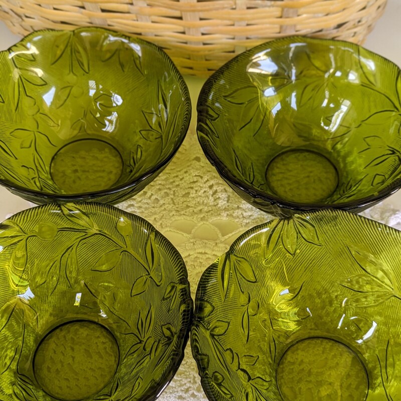Vintage Glass Bowls Etsy