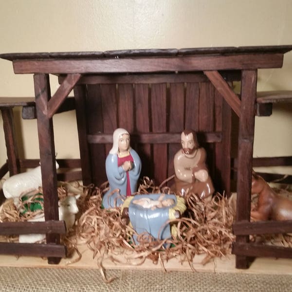 Nativity Stable - Etsy
