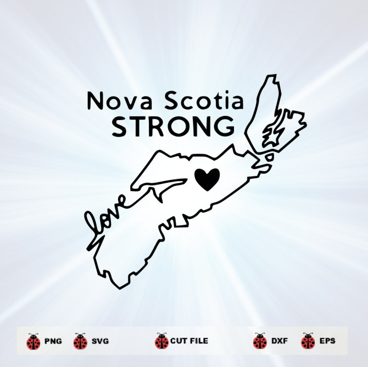 Nova Scotia Love Silhouette Cricut SVG Digital File Quote Svg Saying ...