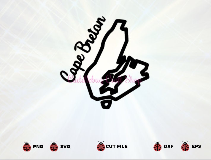 Cape Breton Island Silhouette Cricut SVG Digital File Quote Svg Saying ...