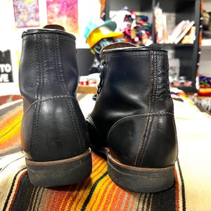 RED WING 3345 Blacksmith Black Prairie Leather Vintage Mens 10.5US 43 ...