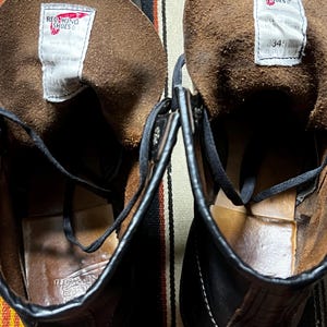 RED WING 3345 Blacksmith Black Prairie Leather Vintage Mens 10.5US 43 ...