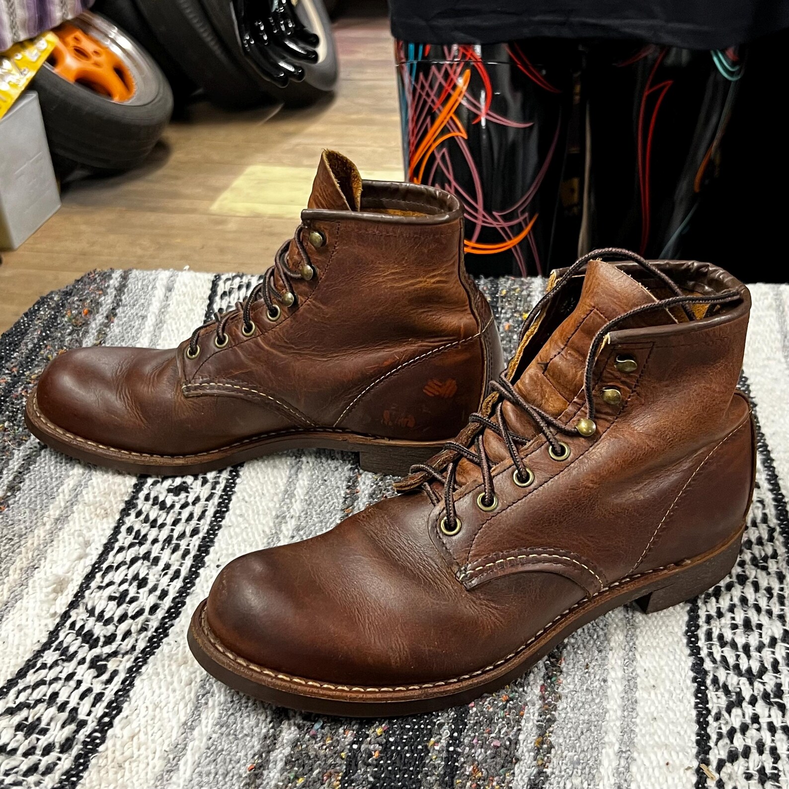 RED WING 3343, Red Wing Blacksmith Boots, Copper Rough & Tough ...