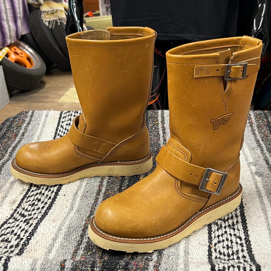 RED WING 9027, Red Wing Boots, Engineer Boots, Hawthorne Driftwood ...