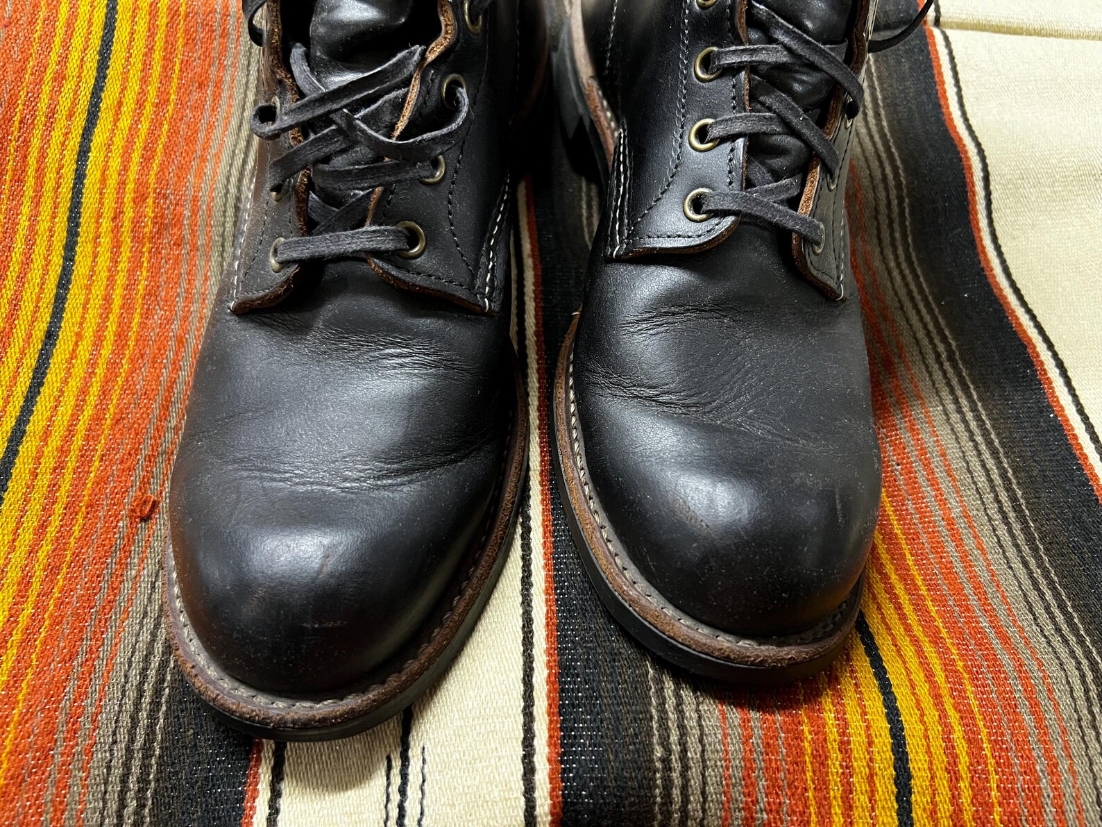 RED WING 3345 Blacksmith Black Prairie Leather Vintage Mens 10.5US 43 ...