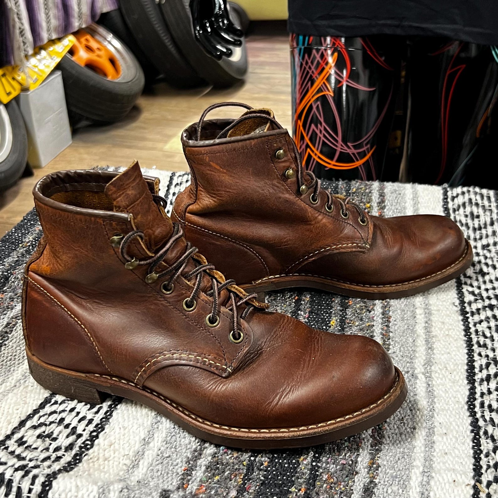 RED WING 3343, Red Wing Blacksmith Boots, Copper Rough & Tough ...