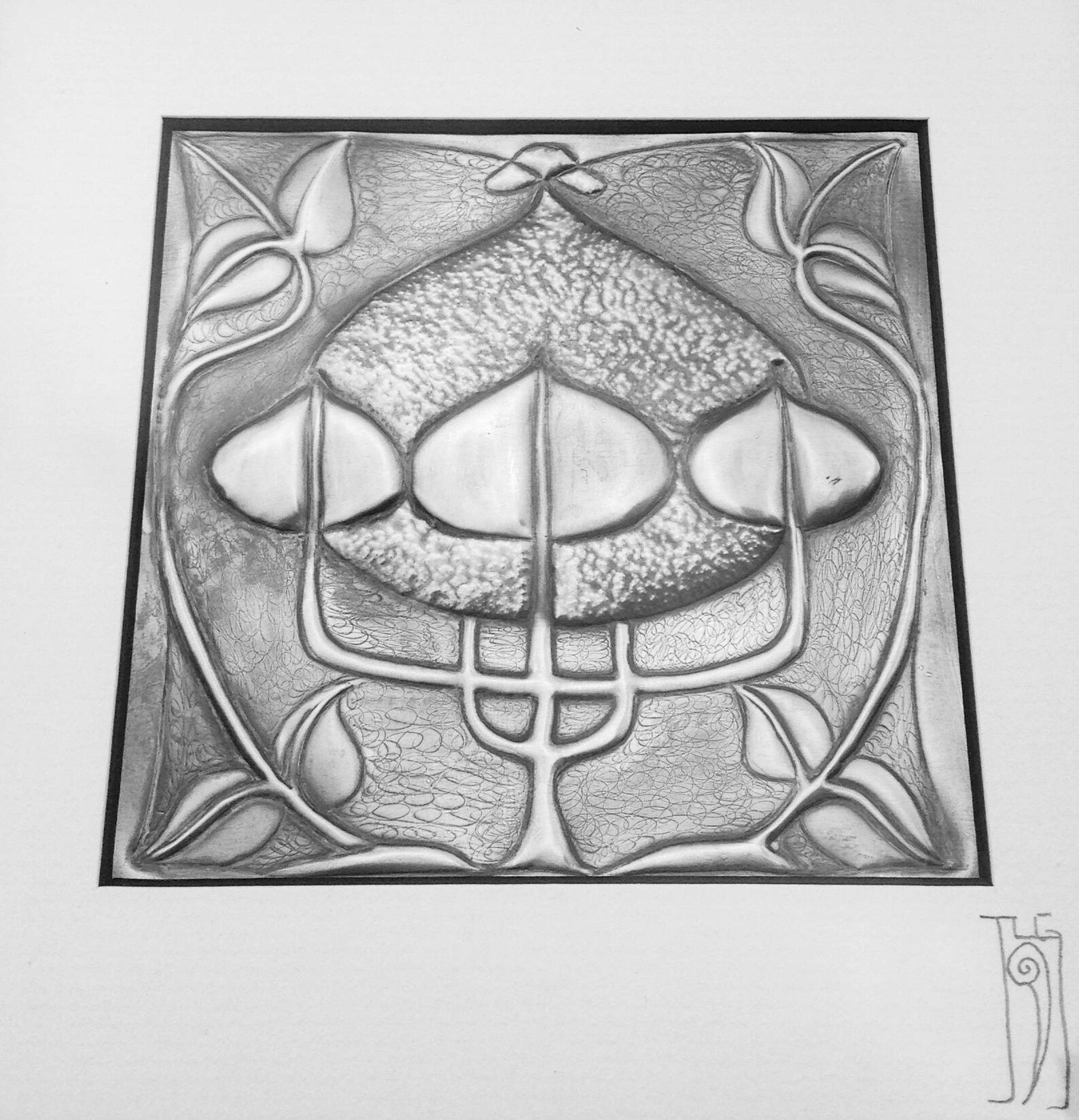 Tree of Life Design Picture in Pewter Repoussé - Etsy