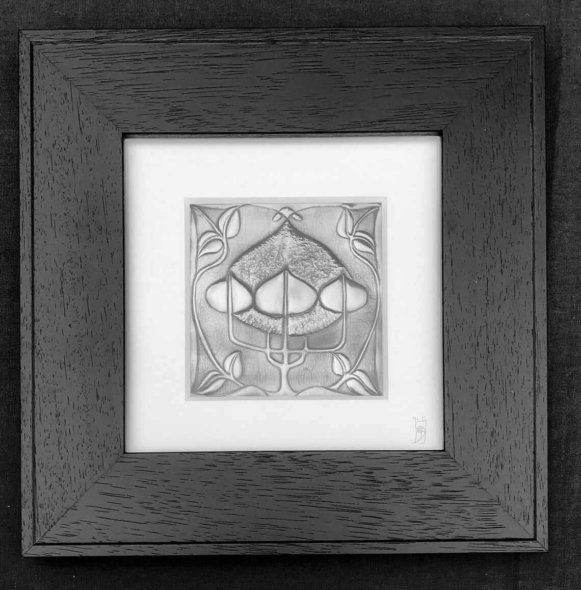 Tree of Life Design Picture in Pewter Repoussé - Etsy