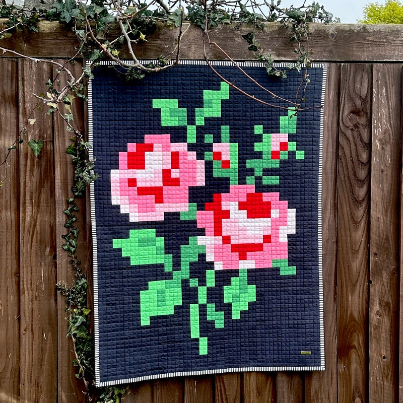 Pixel Quilt Patterns - Etsy