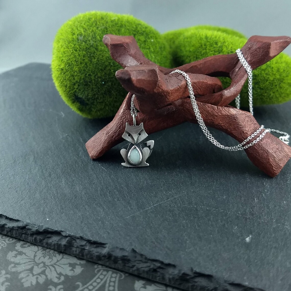 Fox Pendant Silver Fox Pendant 925 Silver Fox Fox Jewelry - Etsy