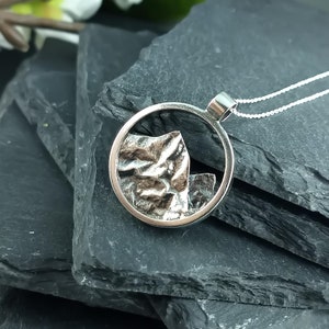 Mountain Necklace, Mountain Pendant, Mountain Necklace 925 Silver ...
