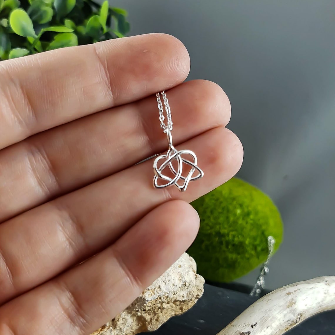 Sister Celtic Knot Pendant Celtic Knot Celtic Jewelry 925 - Etsy