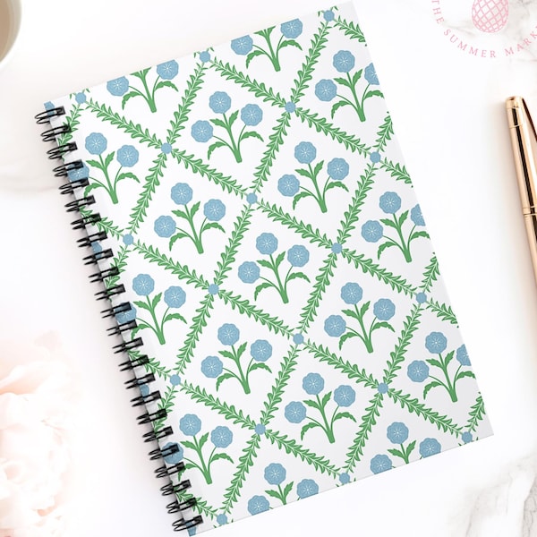 Preppy Notebook - Etsy