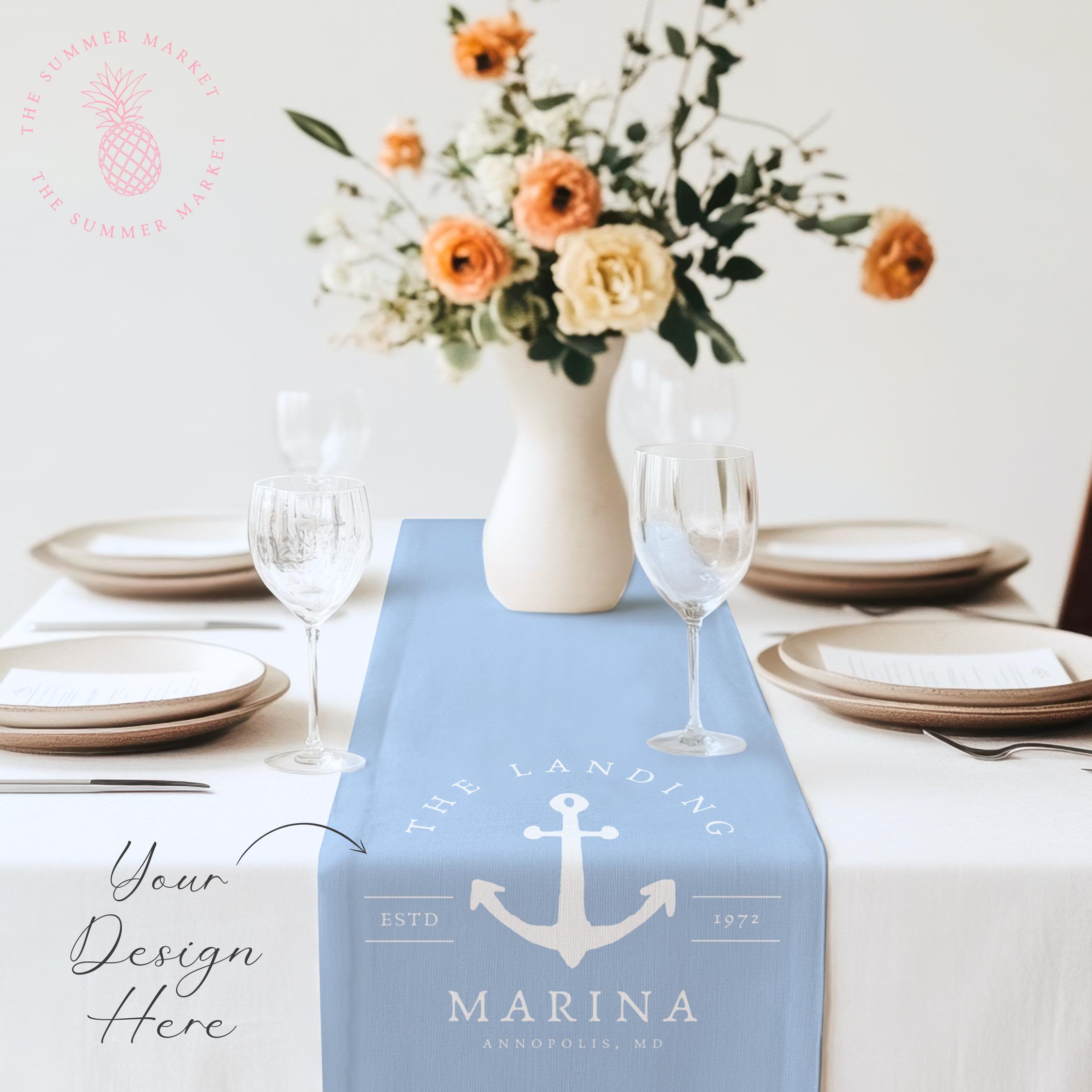 Custom Made-to-order Table Runner, Personalized Tablecloth, Business ...