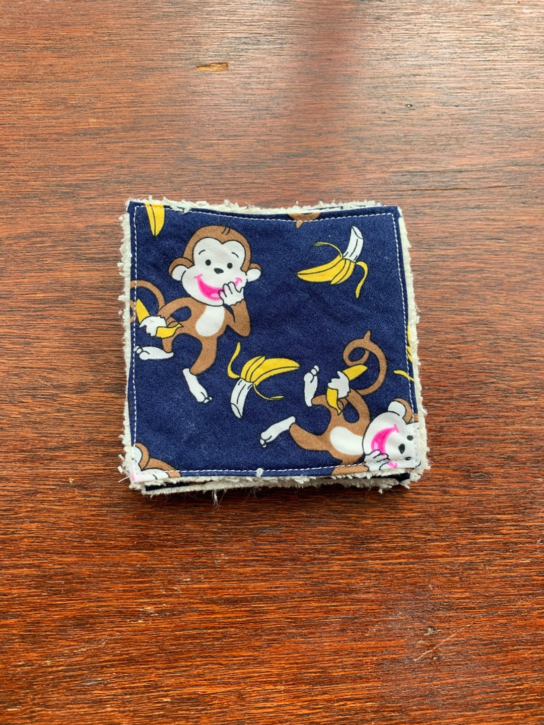 Monkey With Bananas Face Wipes ,monkey Face Pads ,reusable ,washable ...