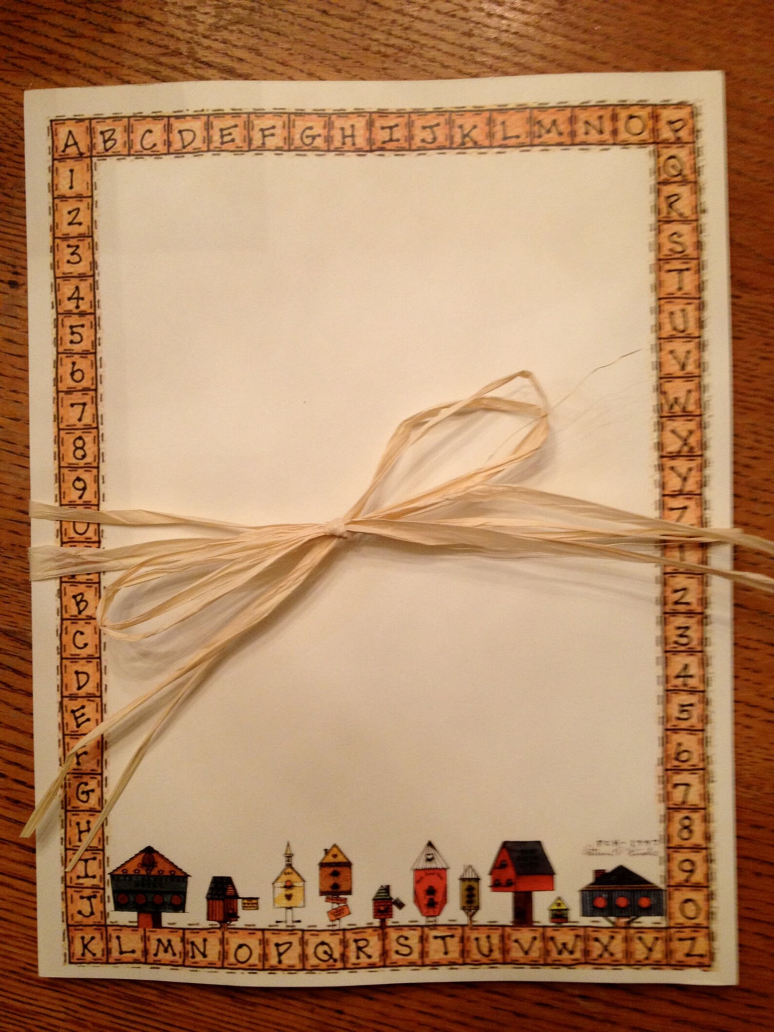 Birdhouse Neighborhood Note Pad - Etsy