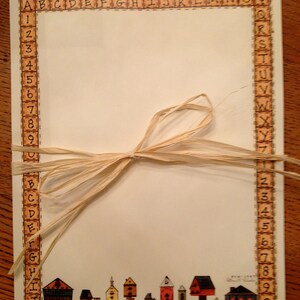 Birdhouse Neighborhood Note Pad - Etsy