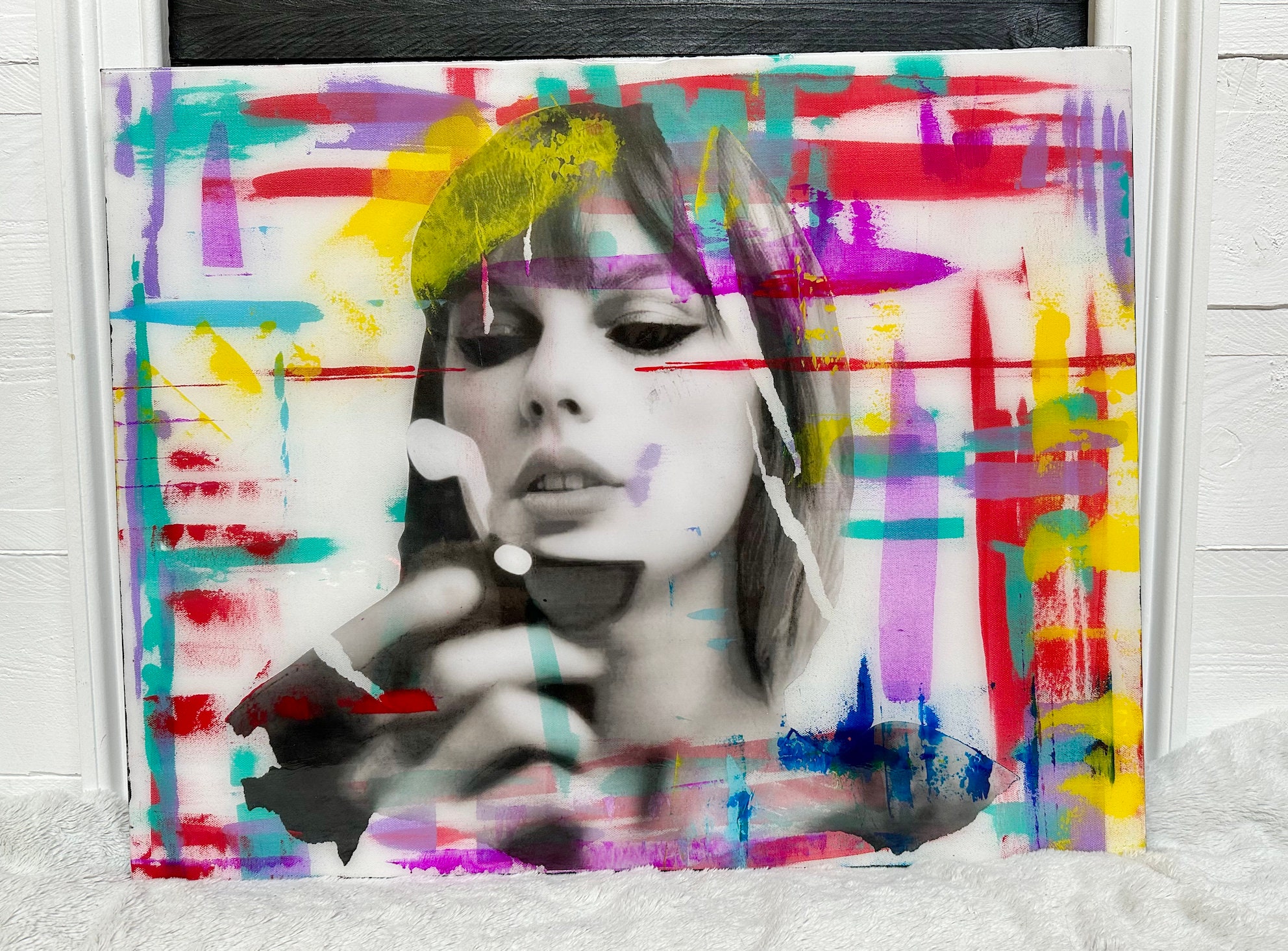 Taylor Swift Swifty Swiftie Pop Art Portrait Wall Art Gift Decor Canvas ...