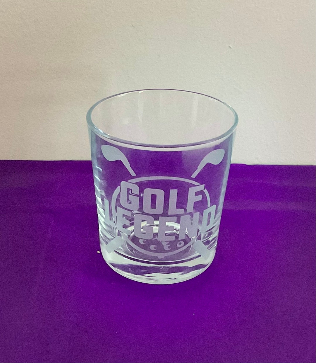 Etched Mixer Glass Etsy