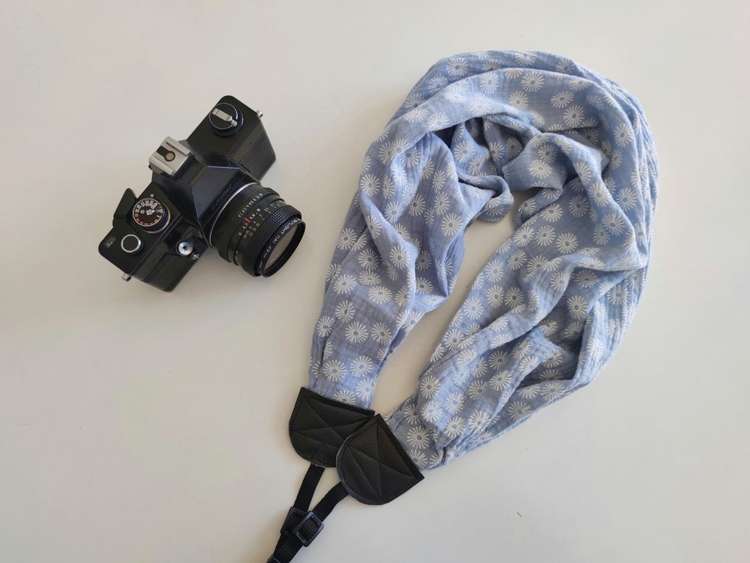 Camera Strap Scarf Camera Strap Fabric and Flower Camera Strap Camera ...