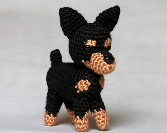 Miniature Pinscher Crochet Pattern Digital Download ENGLISH ONLY - Etsy