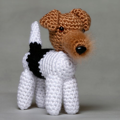 Wire Fox Terrier Puppy 7.5cm PDF Dog Sewing Pattern - Etsy