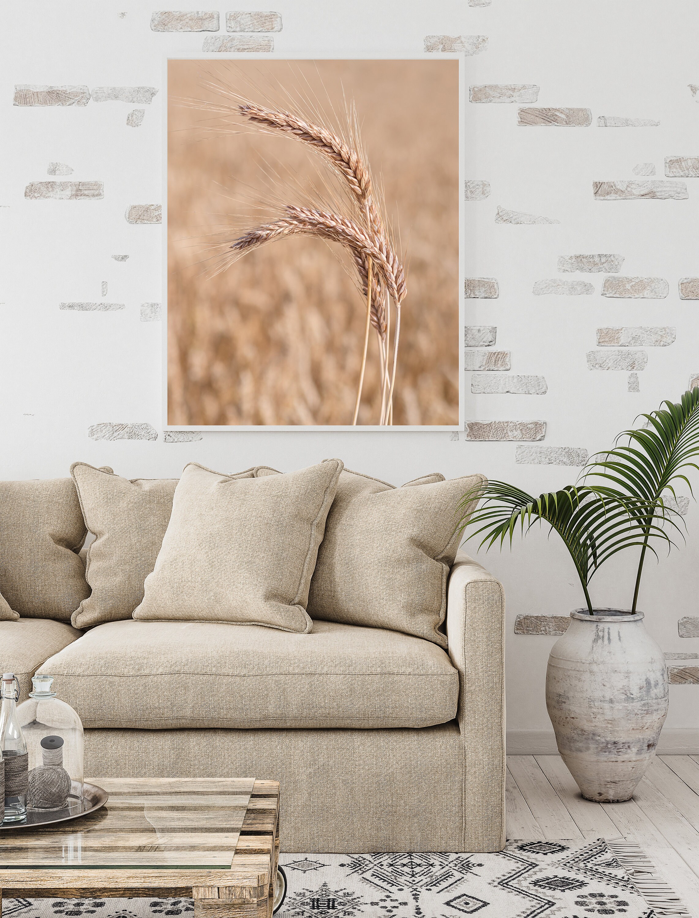 Summer Wheat Field Printable Fine Art Photography Digital Print Instant ...