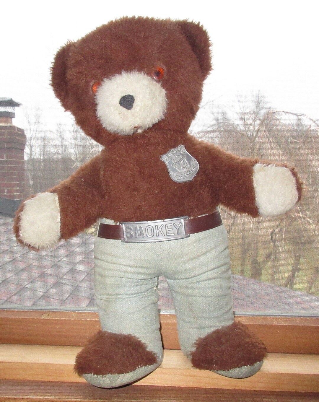 Smokey Ranger Plush Toy Bear Made by Knickerbocker Toy Co. USA - Etsy