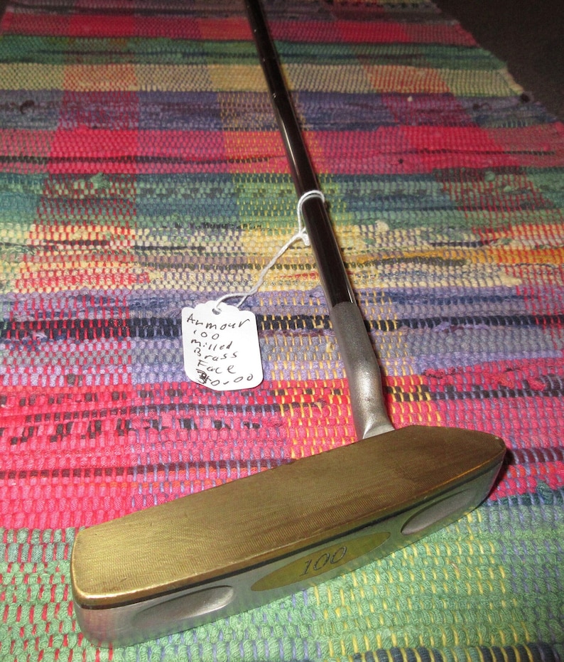 Tommy Armour Milled Brass Face Putter. Model 100. - Etsy