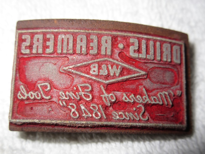 29 Pieces of Brass Advertising Logo Print Blocks in Barrel Style. - Etsy