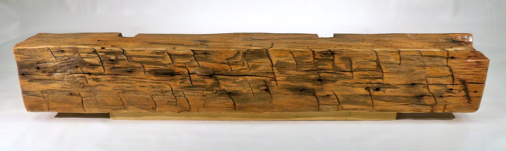 Rustic Hand Hewn Oak Beam Floating Shelf Fireplace Mantel 53 X - Etsy