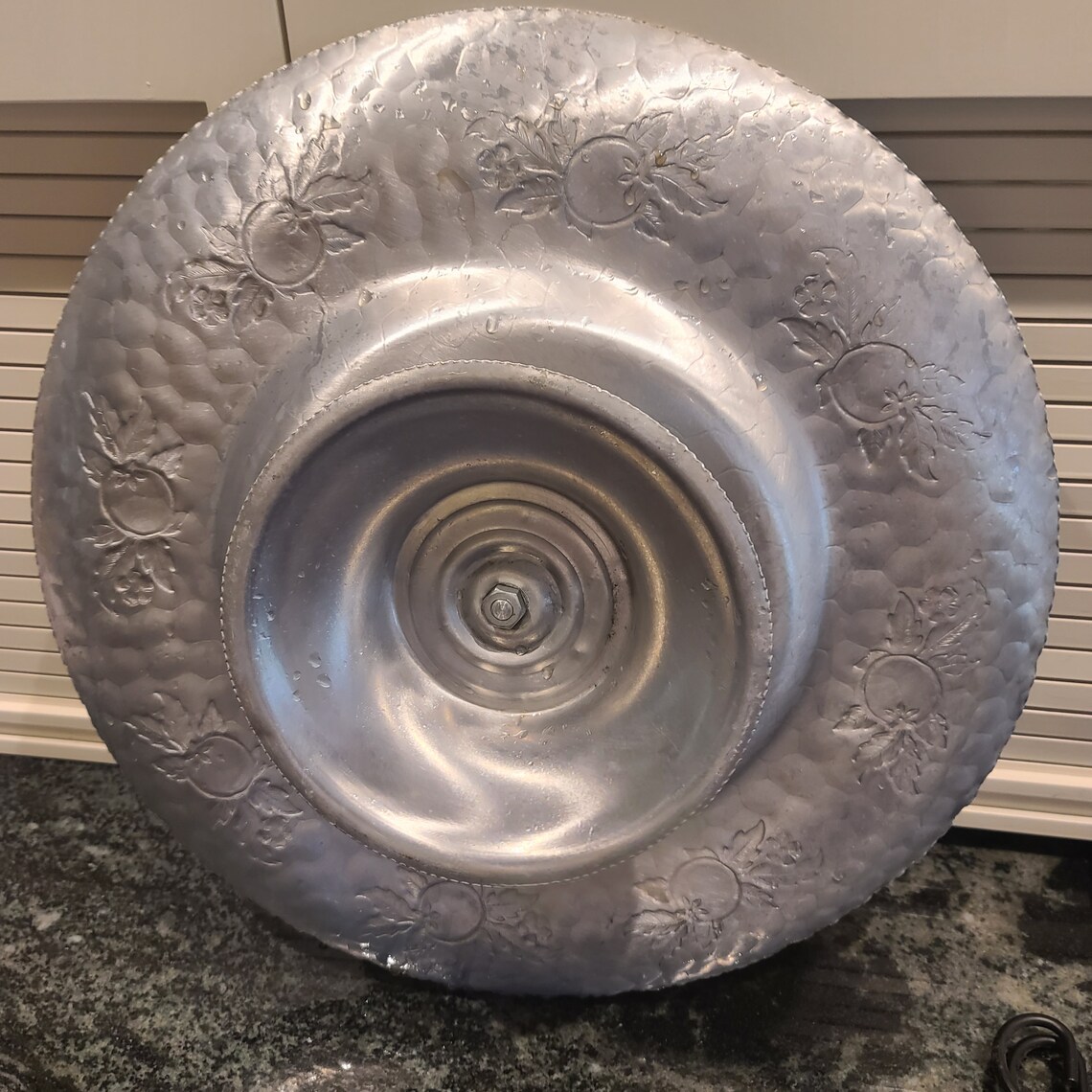 Large Vintage Aluminum Lazy Susan Tray - 17.5"x 4" - Etsy